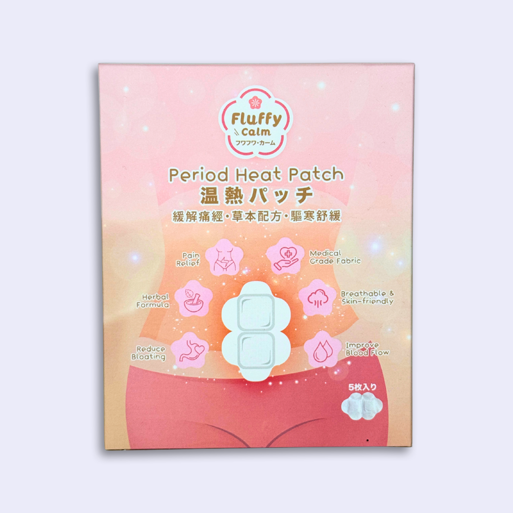 Period Heat Patch | Self-Heating Cramp Relief | Fluffy Singapore